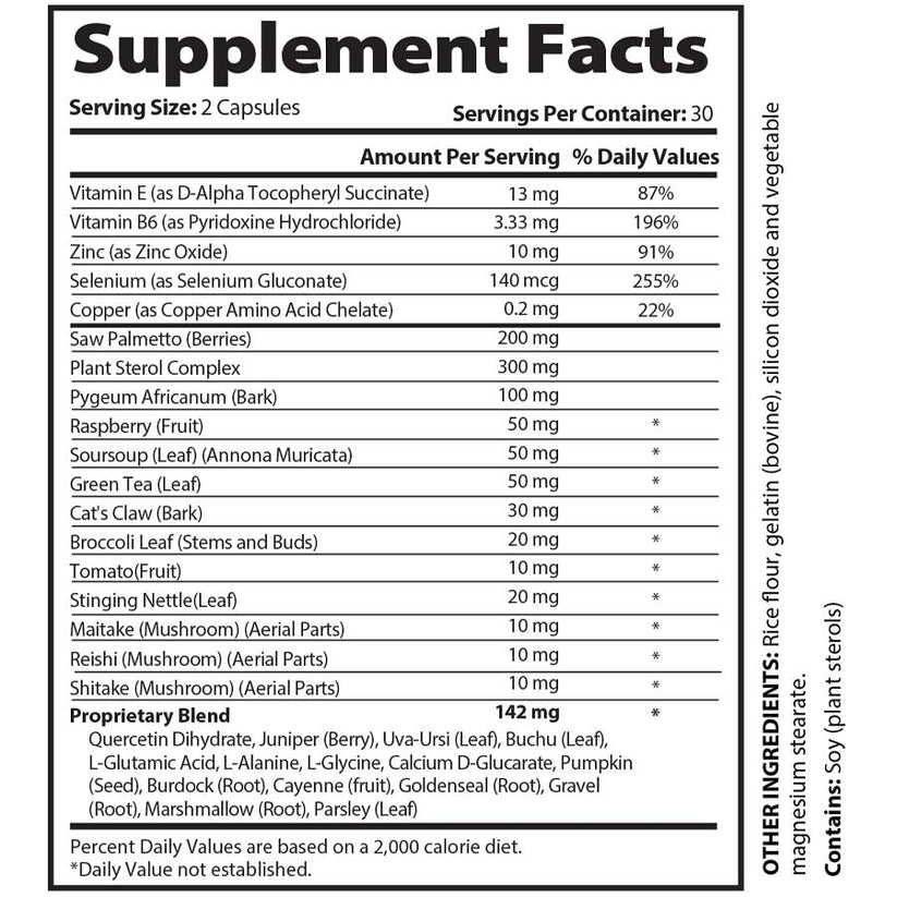 Prostate Support - True Cellular Formulas®