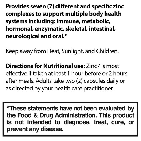 Zinc7 - True Cellular Formulas®